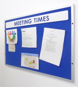 Flat Frame Branded Notice Board - Signs for Churches